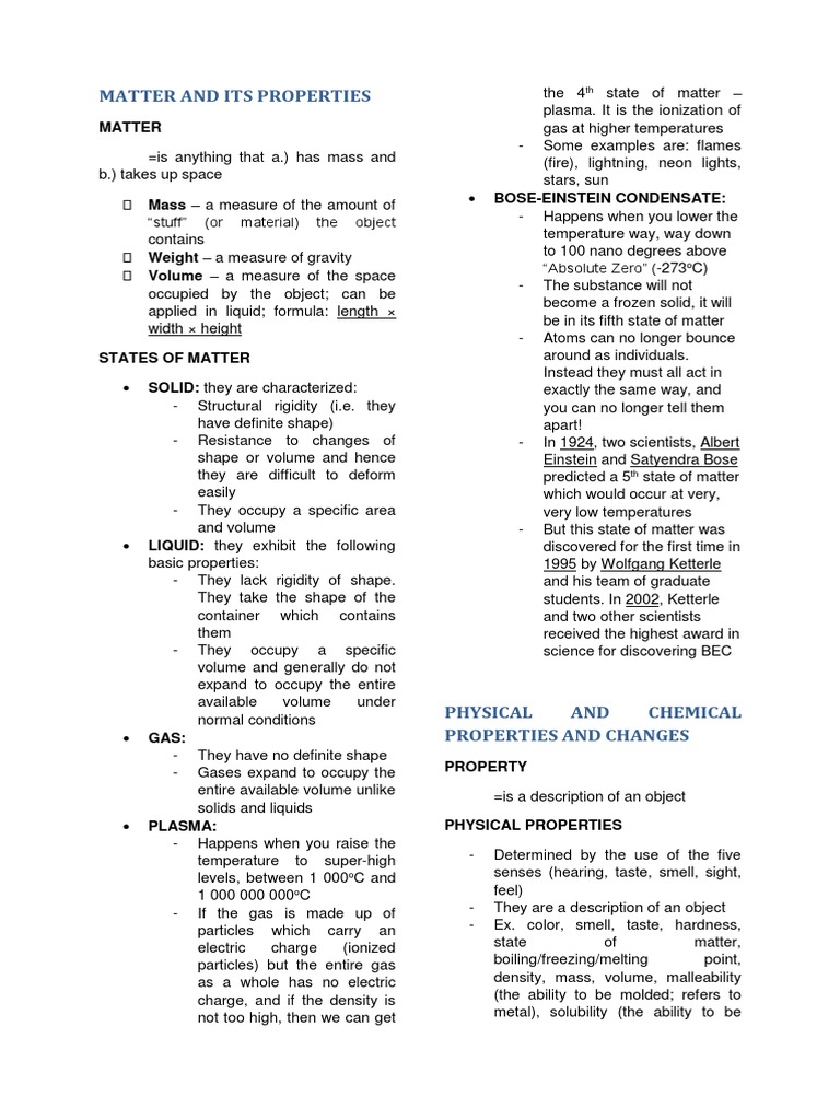 Chemistry Reviewer 1 | PDF | Solution | Significant Figures
