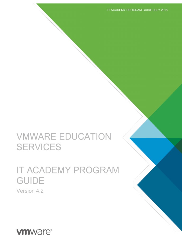 VMW It Academy Program Guide | PDF | Trademark | Copyright
