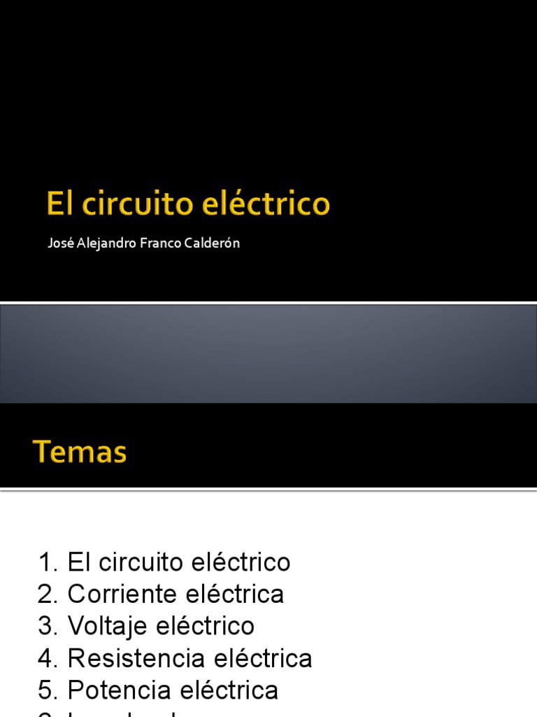 Fundamentos de la electricidad: conceptos básicos de circuitos eléctricos, corriente, voltaje y ...