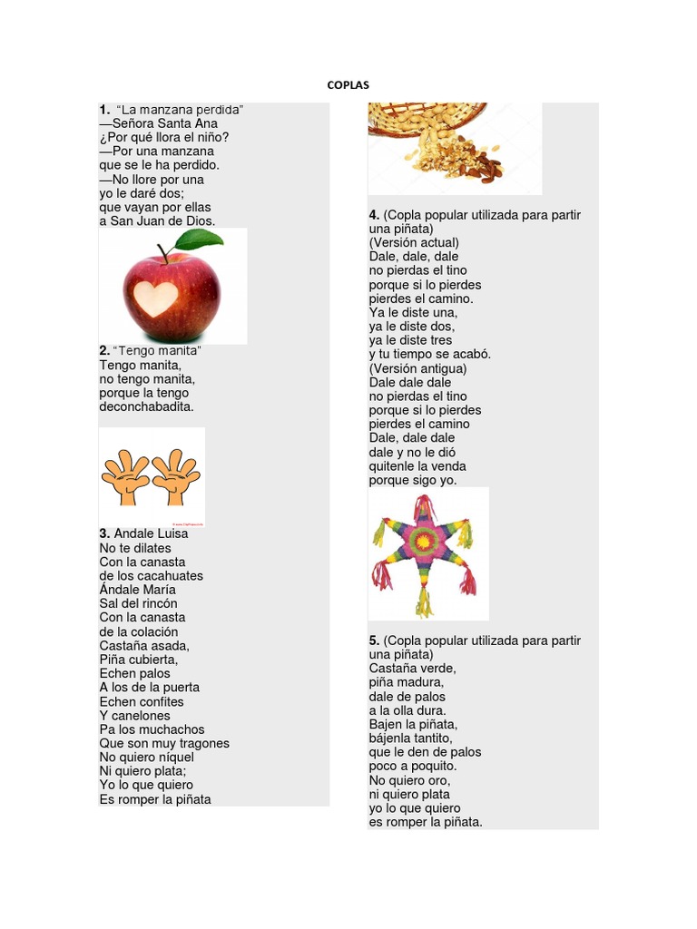 10 Coplas | PDF | Fábula | Naturaleza