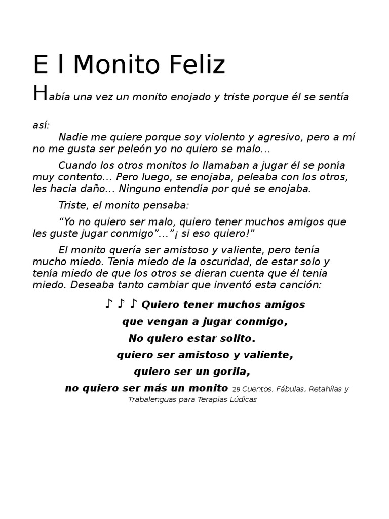 El Monito Feliz: Superación del Miedo | PDF | Novela negra, policíaca y suspenso | Ficción general