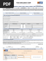 HDFC Mutual Fund STP Enrolment Form | PDF | Securities (Finance ...