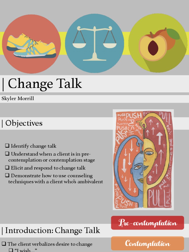 Change Talk | PDF | Prediabetes | Clinical Medicine