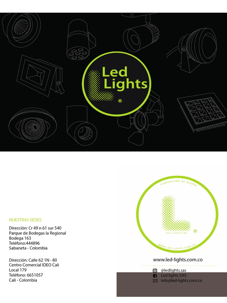 Catalogo Led Lights 2018 | PDF | Electricidad | Encendiendo