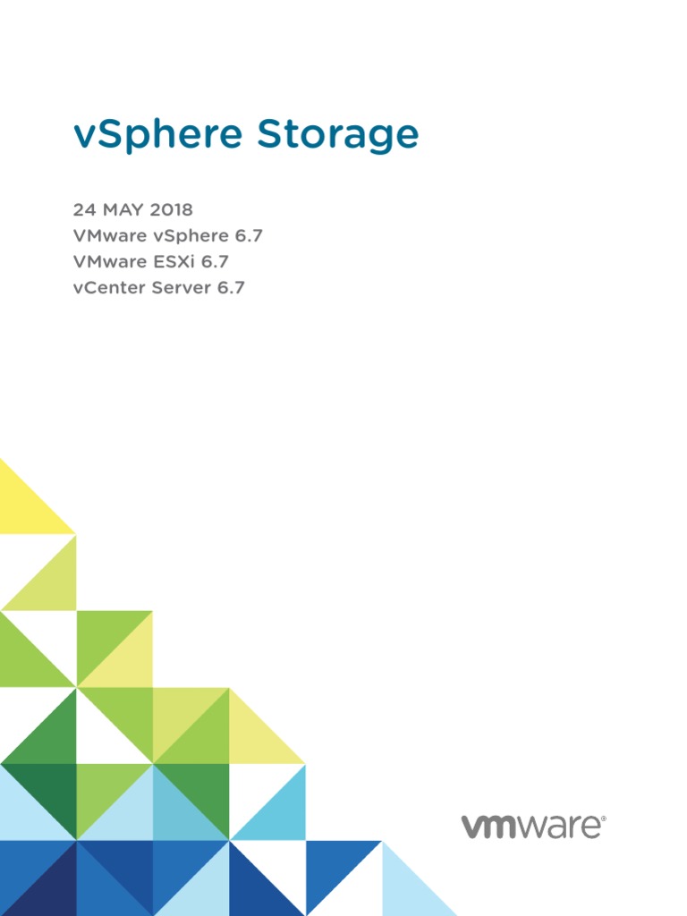 Vsphere Esxi Vcenter Server 67 Storage Guide PDF | PDF | Computer Network | Areas Of Computer ...