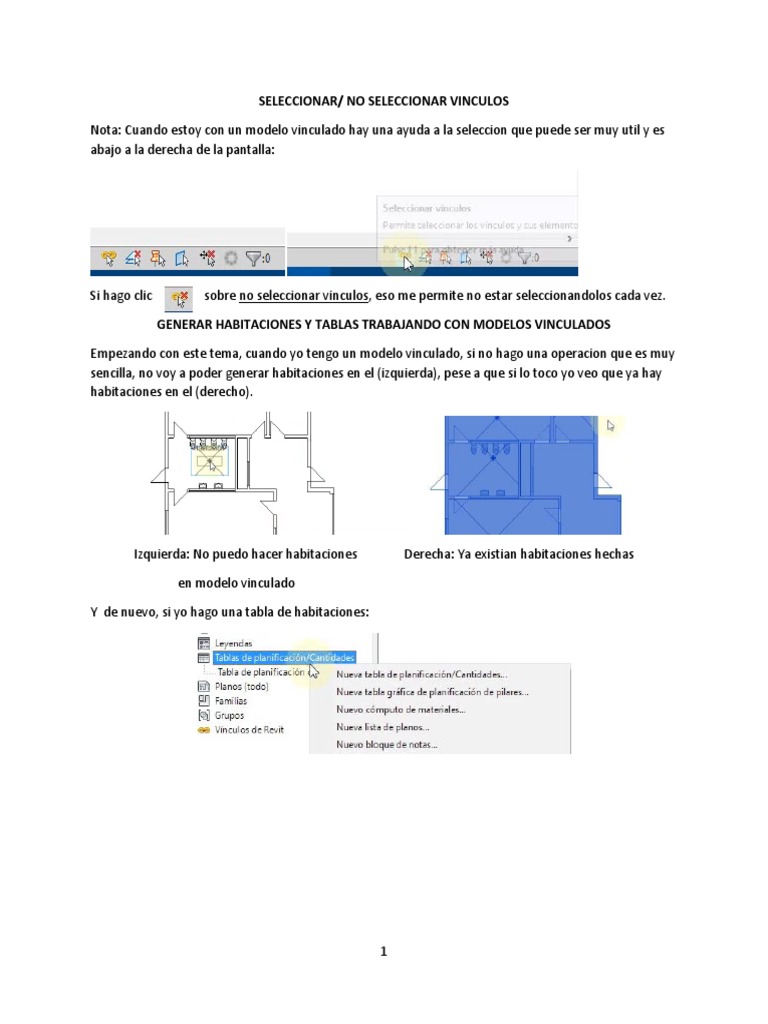 7 Enlace y Solapamiento Tablas y Habitaciones | PDF | Science | Ciencia ...