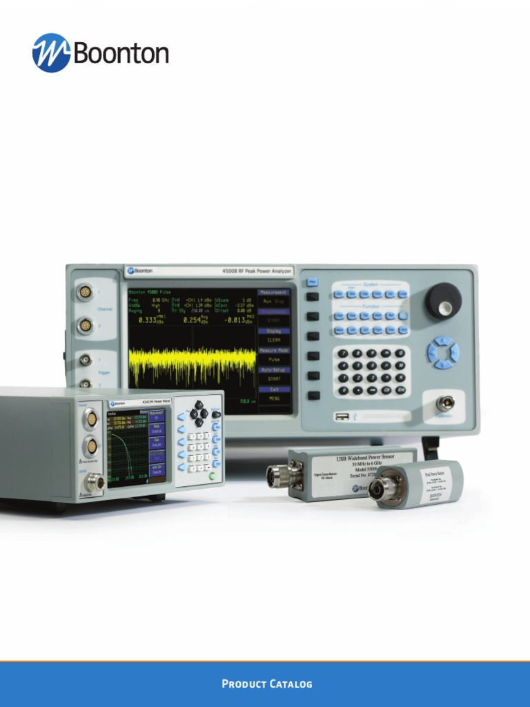Boonton Catalog | PDF | Frequency Modulation | Sampling (Signal Processing)