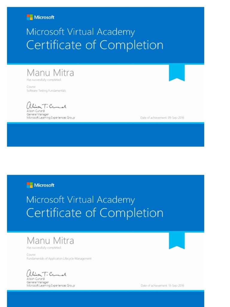 MVA Certificates | PDF | Microsoft Sql Server | Microsoft Azure