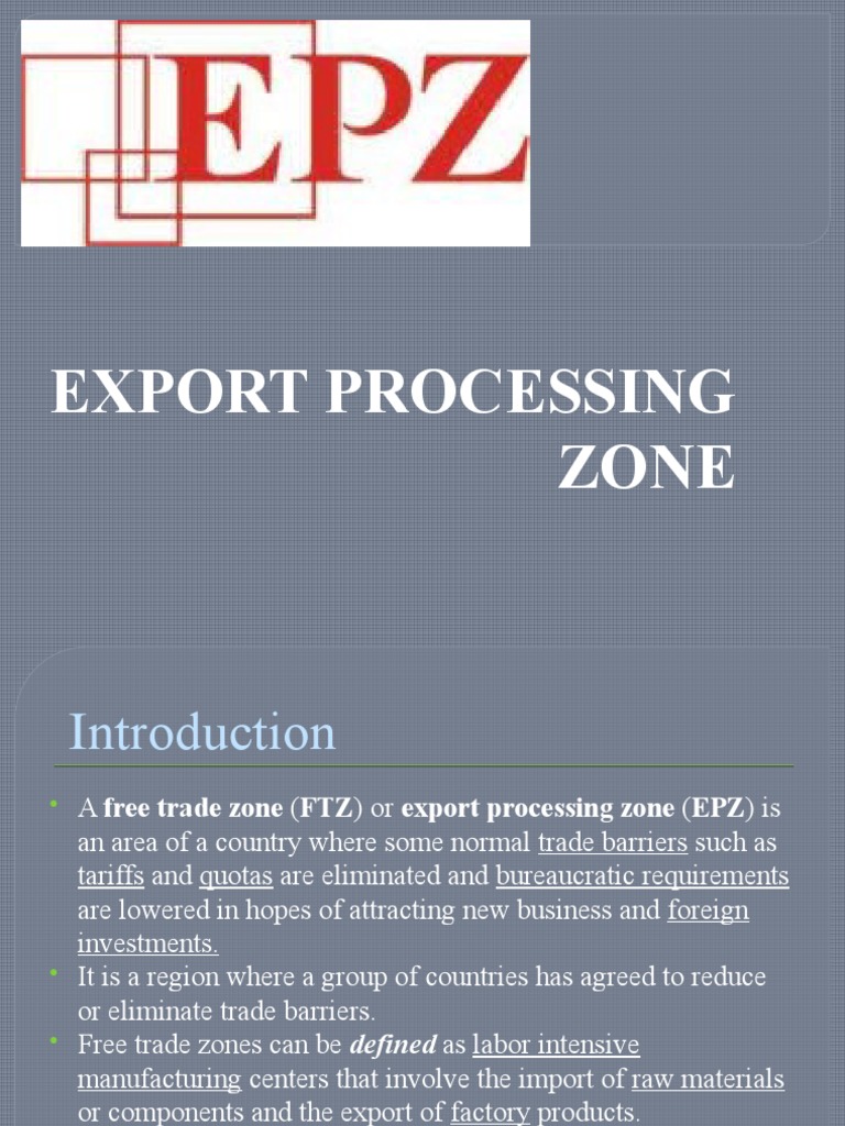Free Trade Zone | PDF | International Trade | Trade