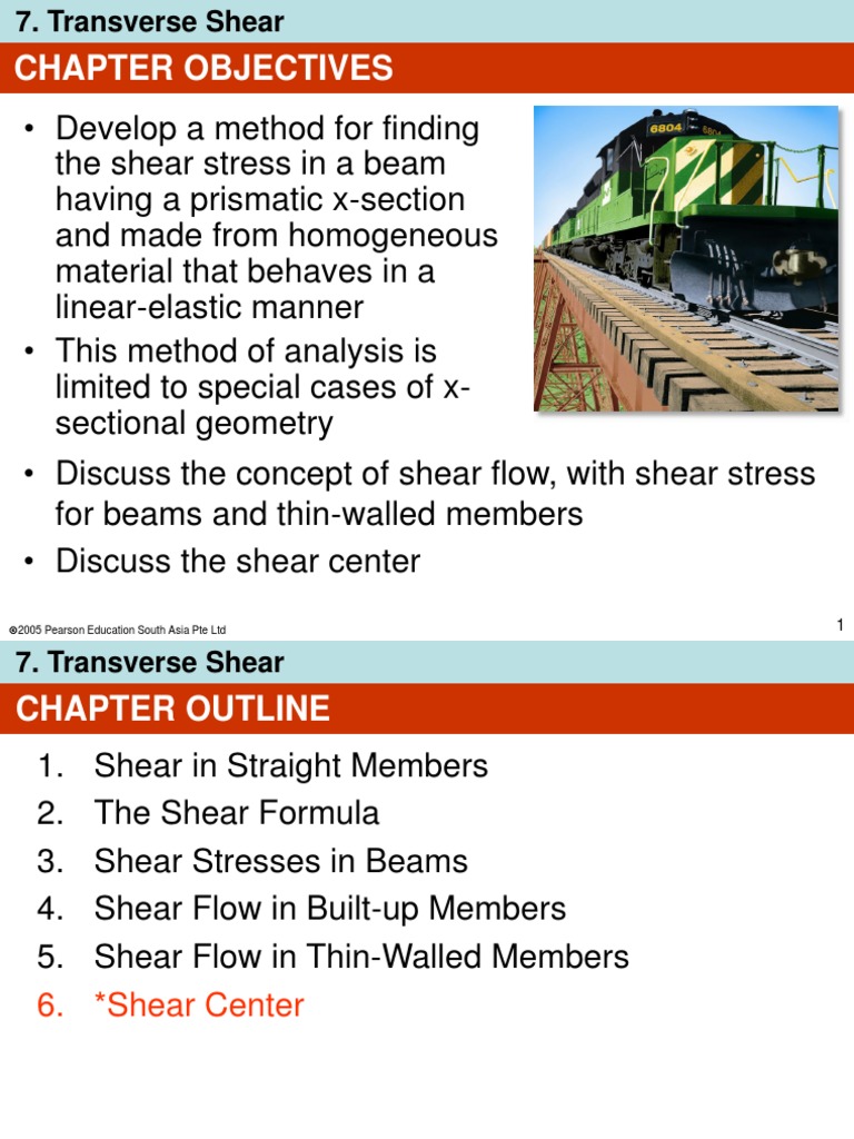 Hibbeler, Mechanics of Materials-Transverse Shear 1 | PDF | Bending ...