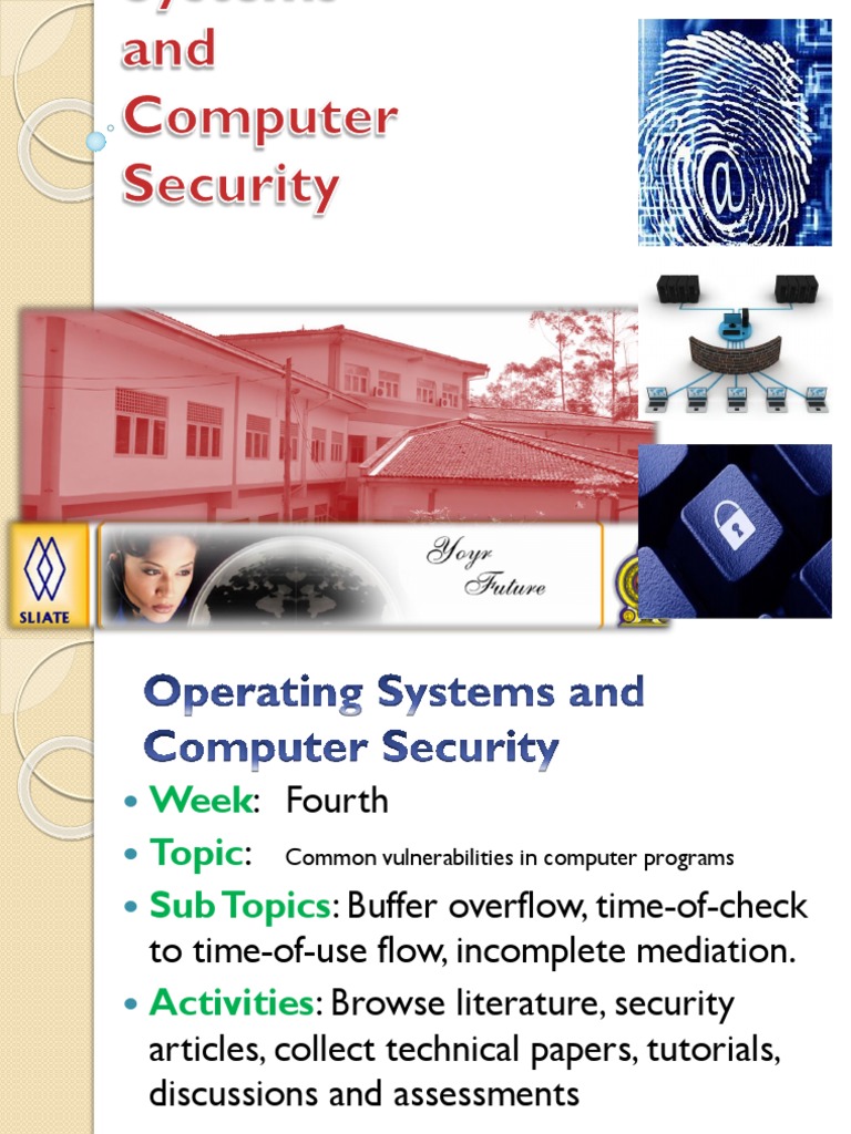 OS and CS-4-Common Vulnerabilities | PDF | Vulnerability (Computing) | Computer Security Exploits