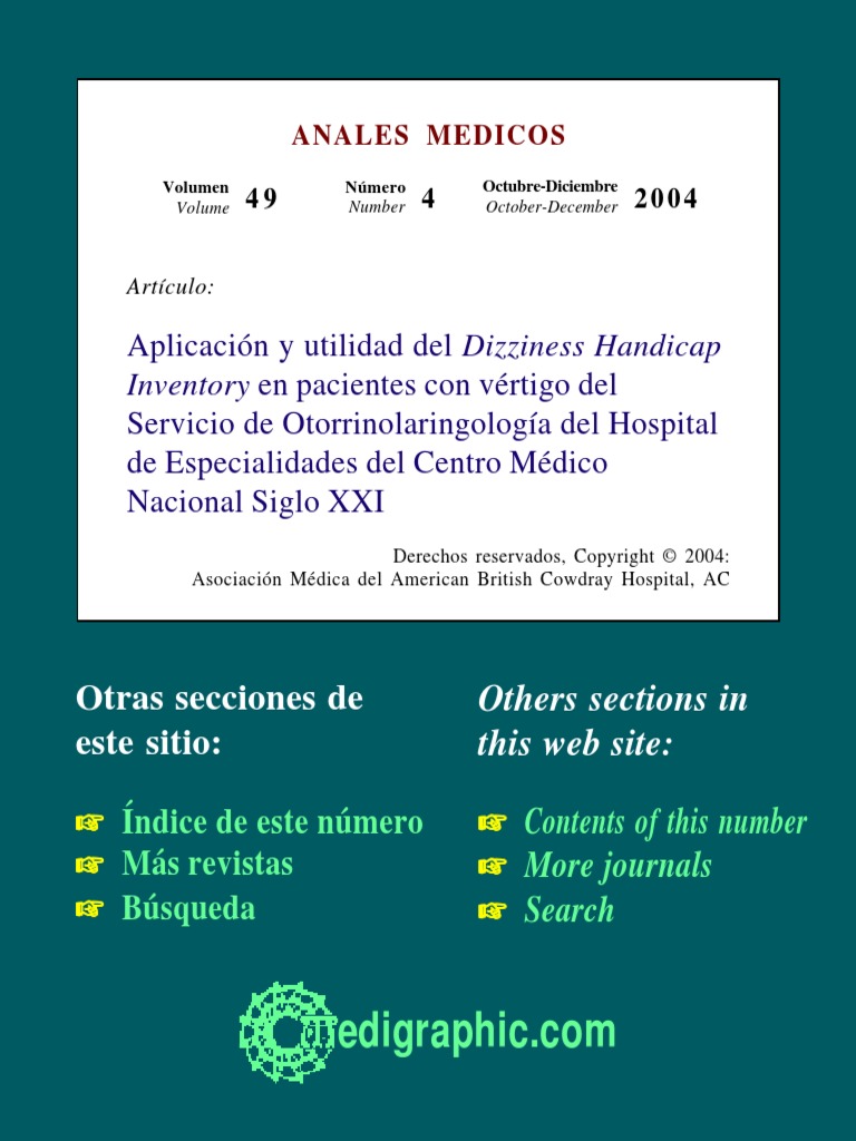 Dhi Test PDF | PDF | Vértigo | Ansiedad