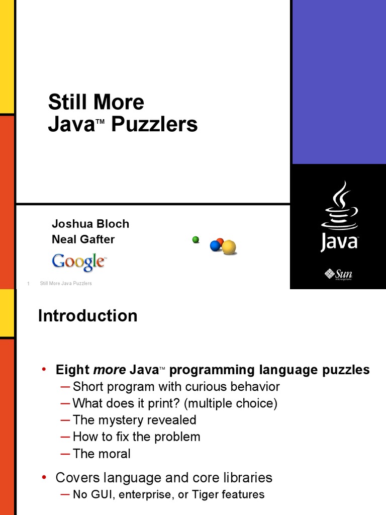 Java Puzzles | PDF | String (Computer Science) | C (Programming Language)