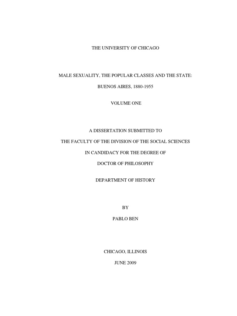 Ben Dissertation FINAL PDF | PDF | Gender | Gender Studies