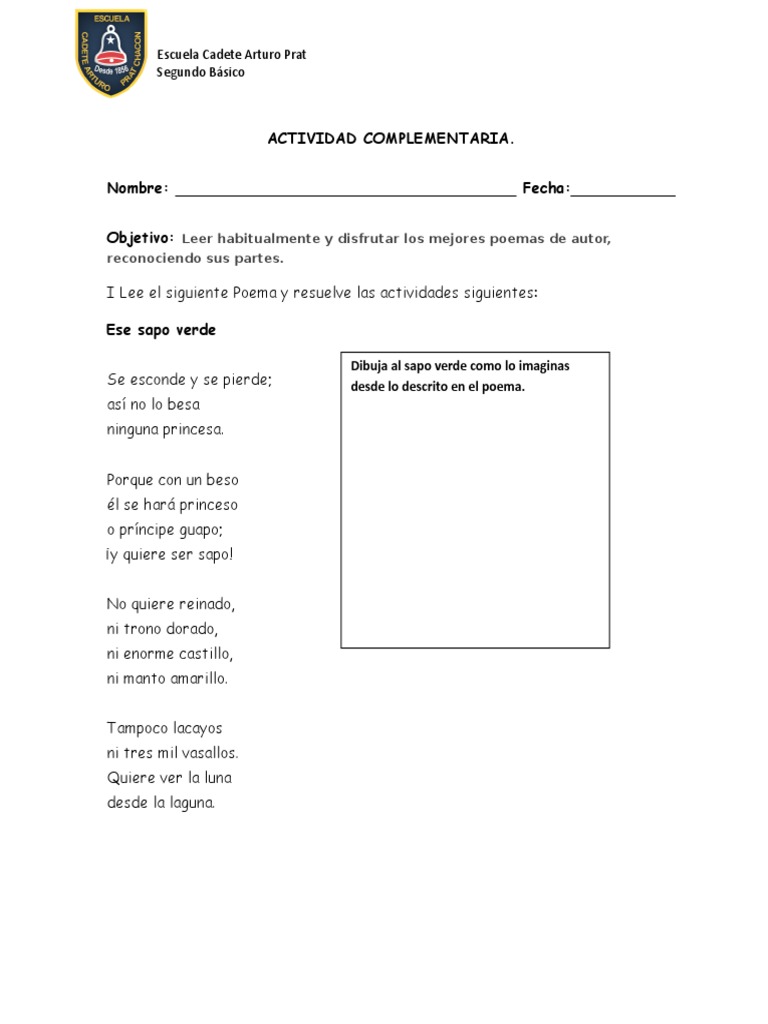 OA6 analisis de poemas segundo básico | Rima | Poesía