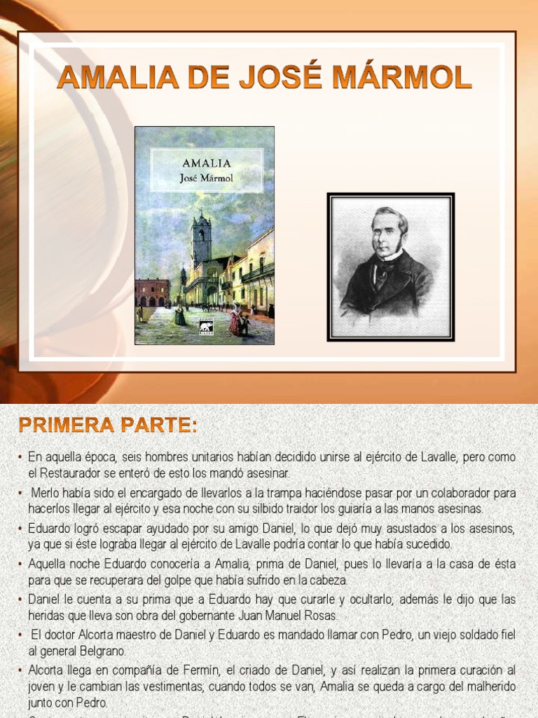 Amalia Presentación | PDF | Narración