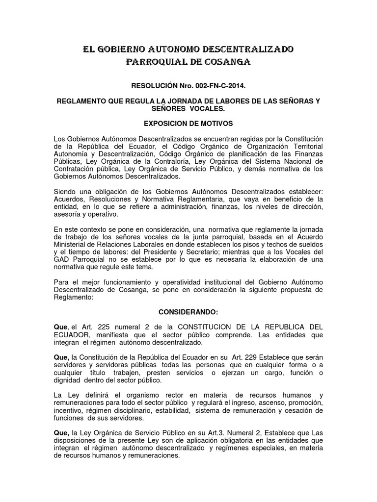 08 Codigo Organico de Organizacion Territorial Cootad | PDF | Derecho ...