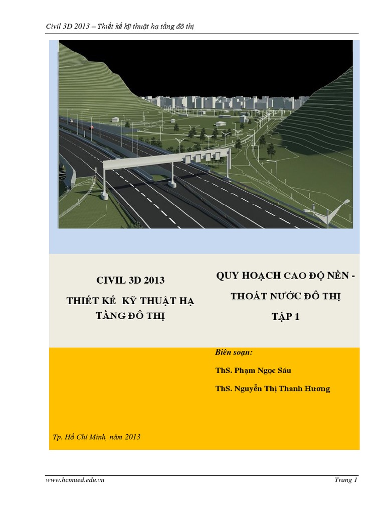 Civil 3D 2013 - Tập 1 PDF | PDF