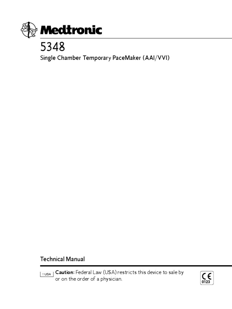 Medtronic 5348 Technical Manual | PDF | Artificial Cardiac Pacemaker ...