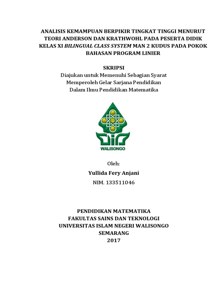 Skripsi Full PDF | PDF