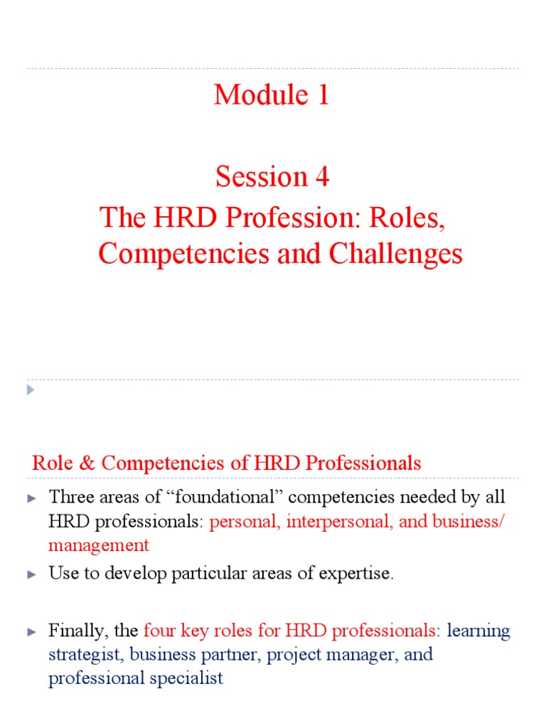 HRD 4 | PDF | Competence (Human Resources) | Learning