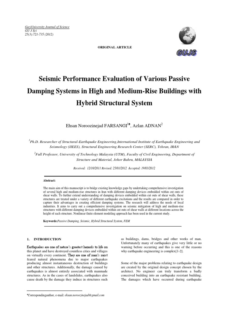 Hybrid Structural System (#97445) - 83516 PDF | PDF | Strength Of ...