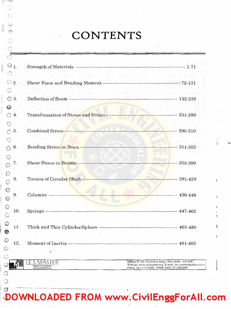 Civil Engineering Document from CivilEnggForAll | PDF