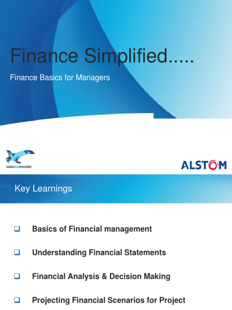 Finance Basics for Managers Guide | PDF | Bookkeeping | Revenue