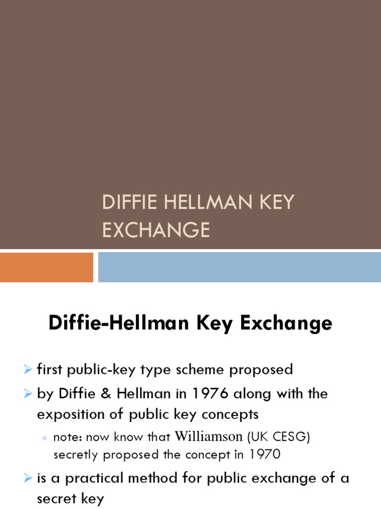 Diffie Hellman Key Exchange | PDF | Public Key Cryptography | Digital Rights