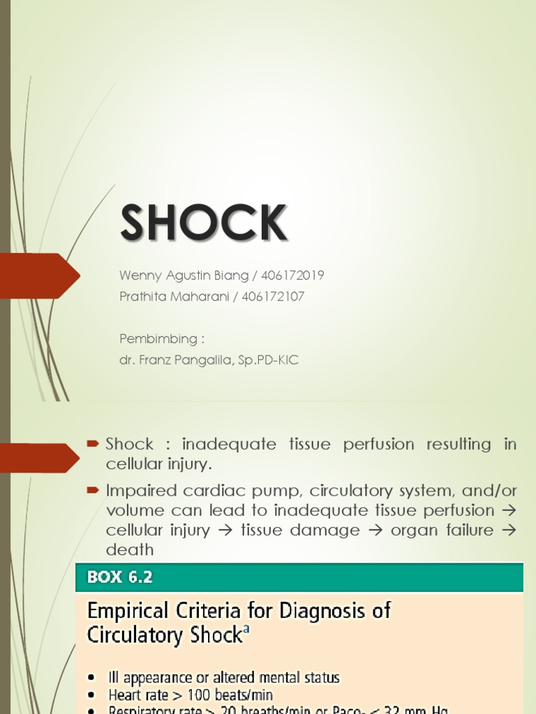 Shock | PDF