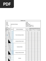 Contoh Template Boring Log Via - Ms Excel | PDF | Physical Sciences ...