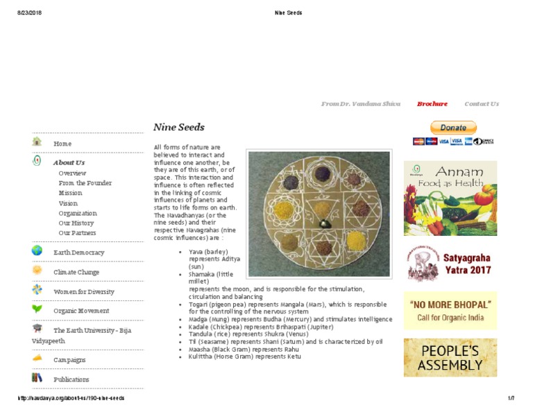 Nine Seeds PDF | PDF | Planets | Outer Space