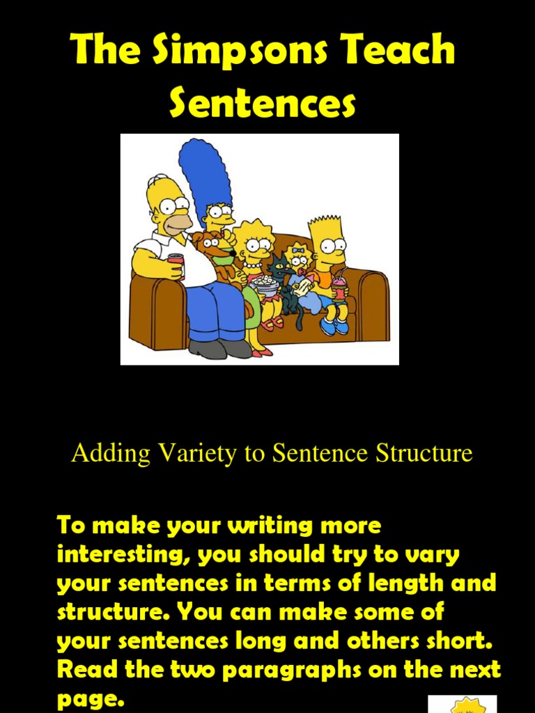 Simpsons Dialogue | PDF | Sentence (Linguistics) | Syntax