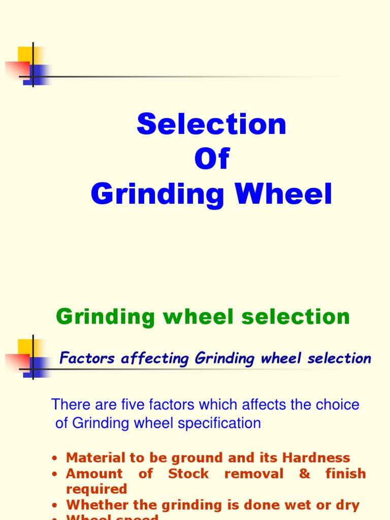 Basics of Grinding | Download Free PDF | Grinding (Abrasive Cutting ...