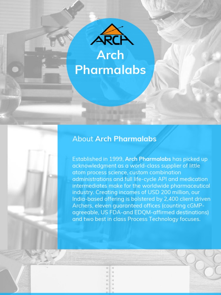 Arch Pharmalabs - Manufacturing | PDF | Drugs | Medicinal Chemistry