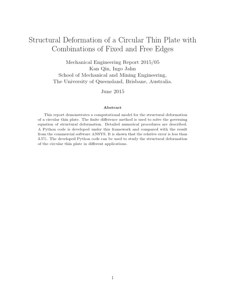 Structural Deformation | PDF | Bending | Mechanical Engineering