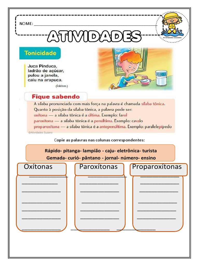 Tonicidade Acentuação | PDF