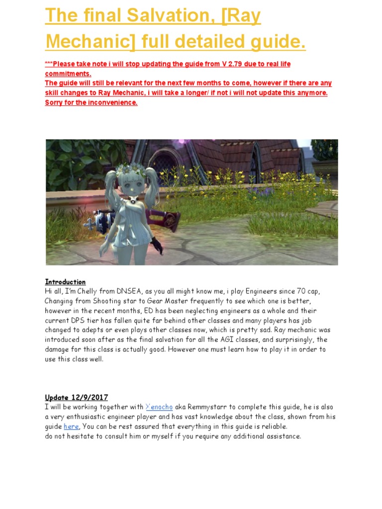 Detailed Ray Mechanic Guide PDF | PDF | Nature