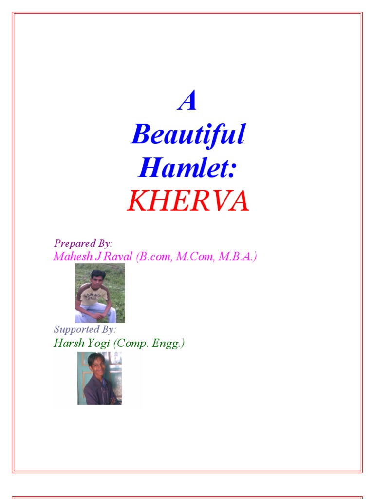 A Beautiful Hamlet:: Kherva | PDF