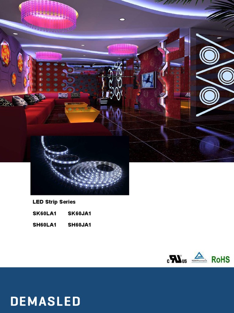 LED Strip Series SK60LA1 SK60JA1 SH60LA1 SH60JA1 | PDF | Light Emitting ...