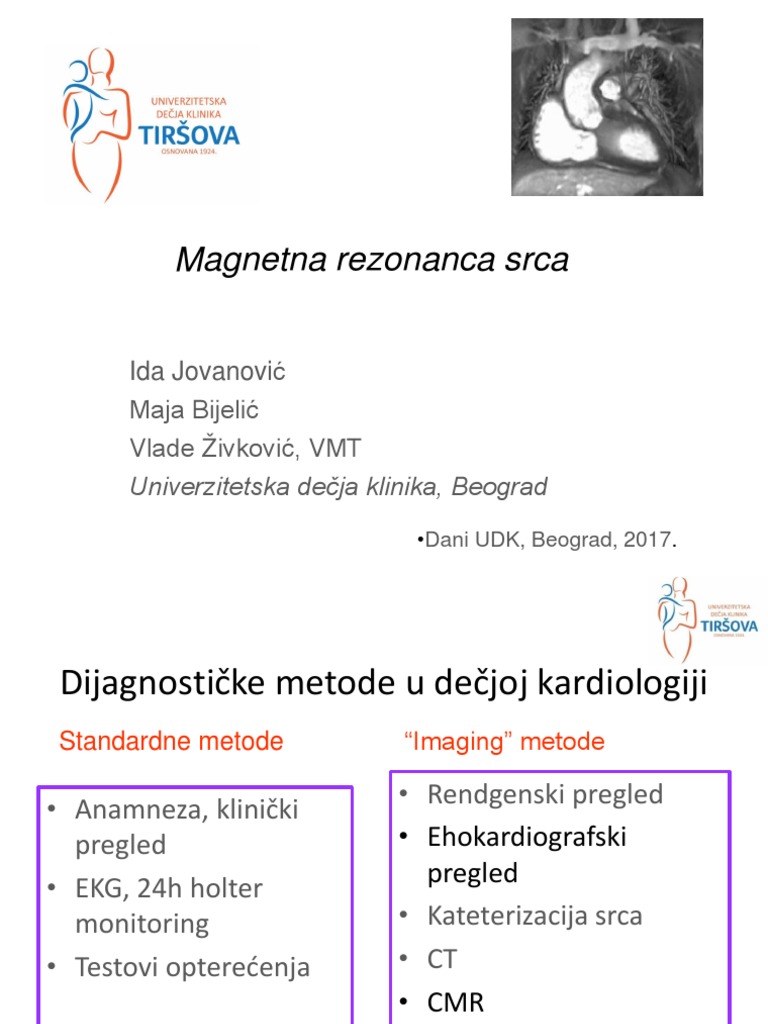 I.jovanovic Magnetna Rezonanca Srca | PDF