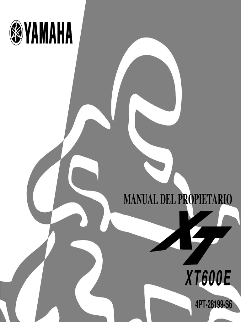 Manual XT 600 E | PDF | Motocicleta | Tap (Válvula)