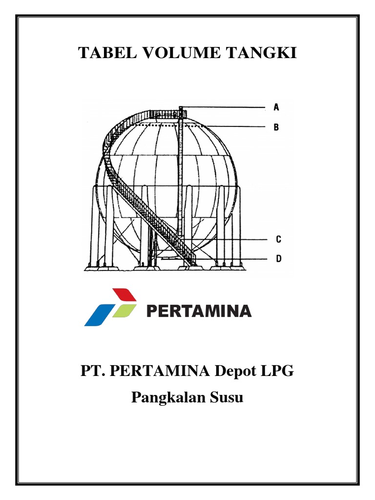 Tabel Volume Tangki | PDF