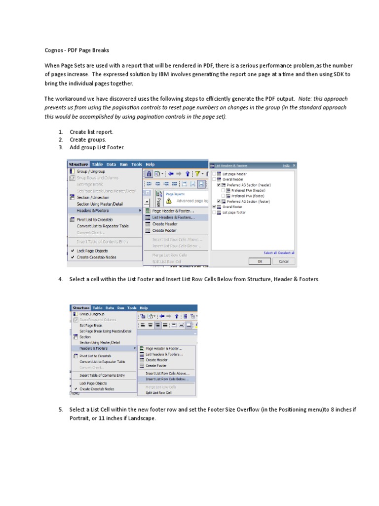 Cog Page Break | PDF
