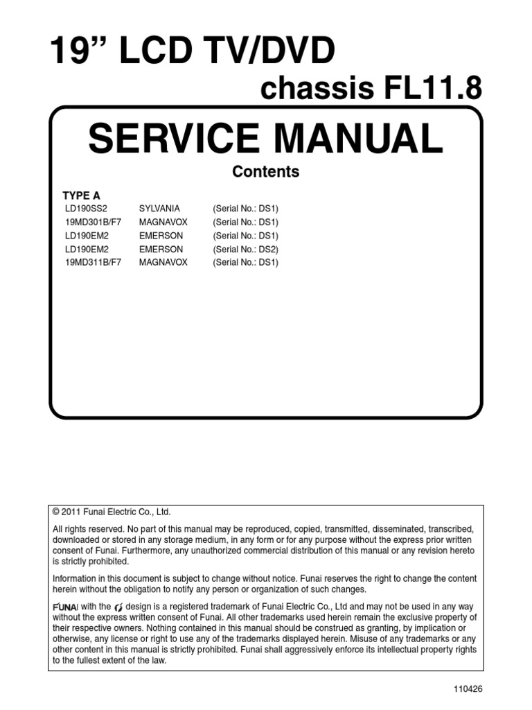 Emerson Ld190em2 PDF | PDF | Electrical Connector | Electromagnetism