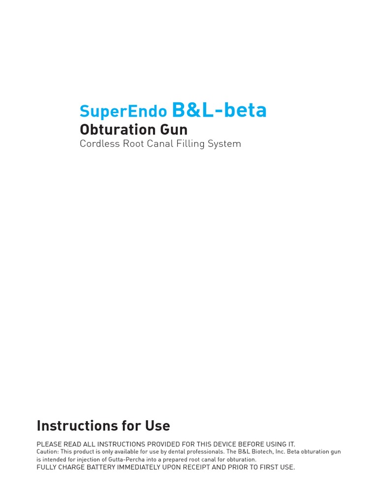 Beta Manual PDF | PDF | Battery Charger | Sterilization (Microbiology)