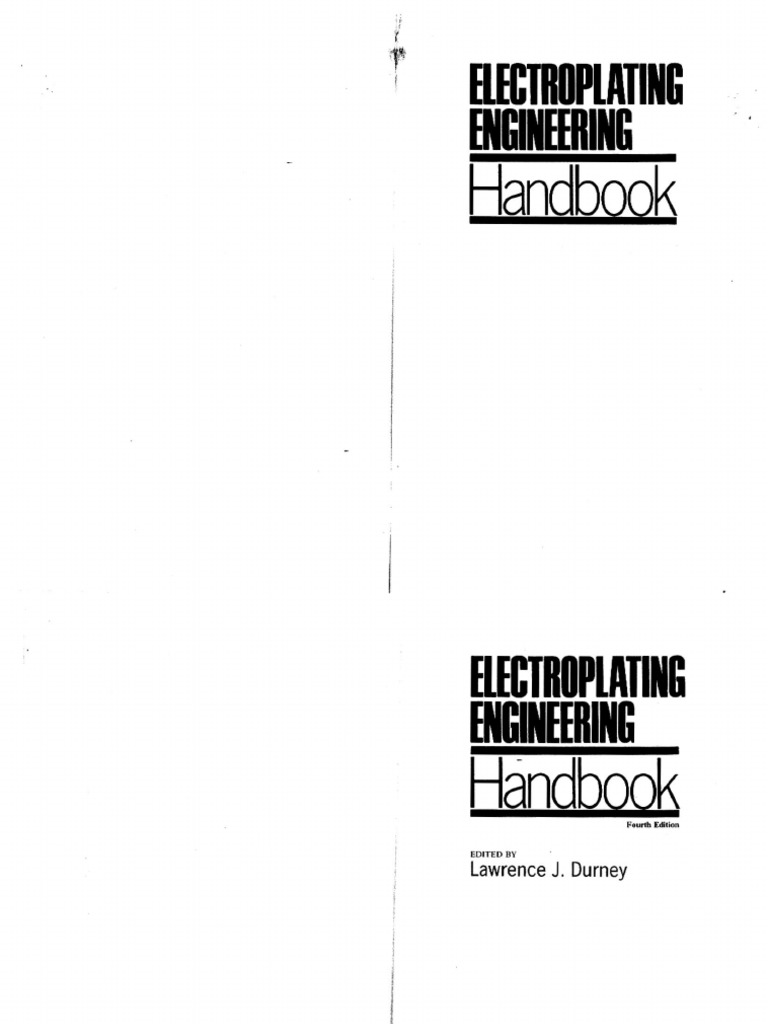 Electroplating Engineering Handbook | PDF