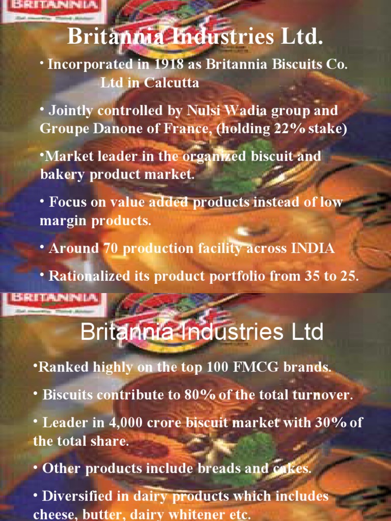 Britannia Industries Product Overview | PDF | Marketing | Business