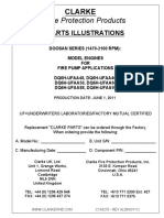 Clarke JU6H Specification Sheet | PDF | Horsepower | Engines