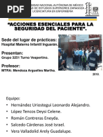 Guia para La Implementacion de Aesp Imss Bienestar | PDF | Seguridad del paciente | Cuidado de ...